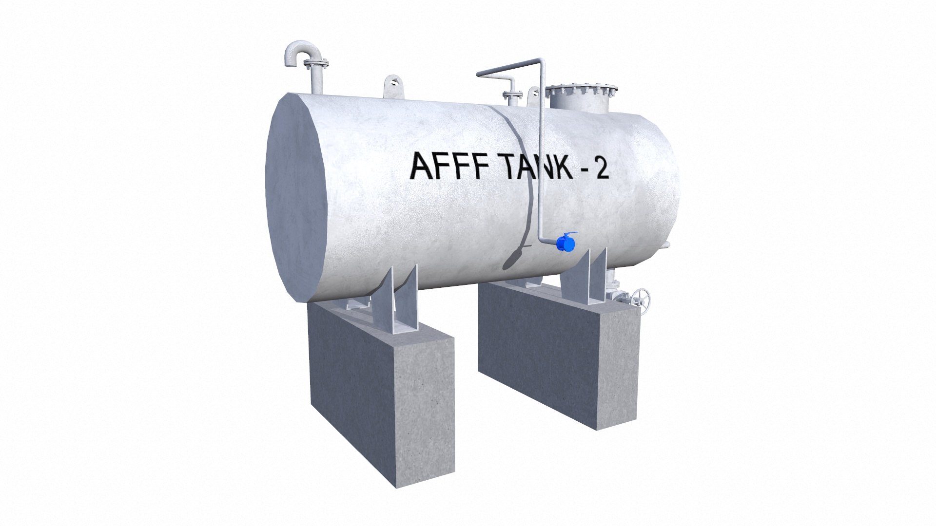 AFFF Tank 3D Model - TurboSquid 2343080