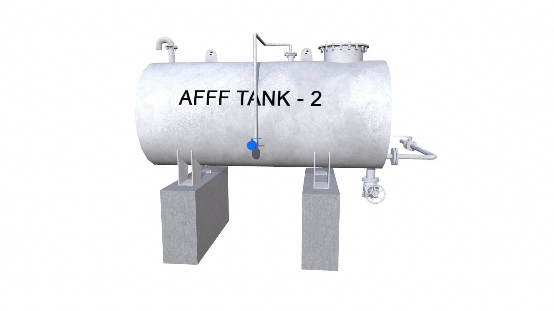 AFFF Tank 3D Model - TurboSquid 2343080