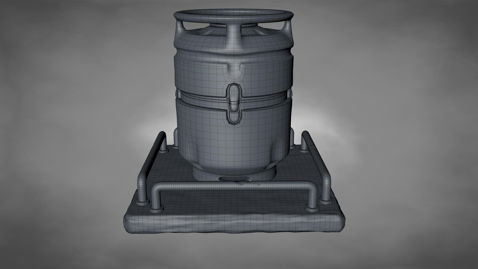 Tank Biohazard Container 3D - TurboSquid 1688759