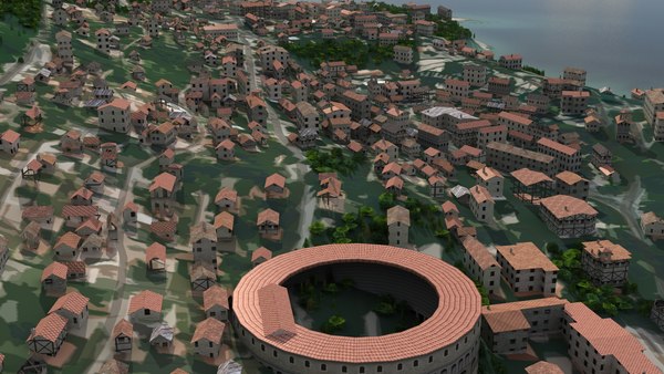 3D model Fantasy RPG Town - TurboSquid 1752196