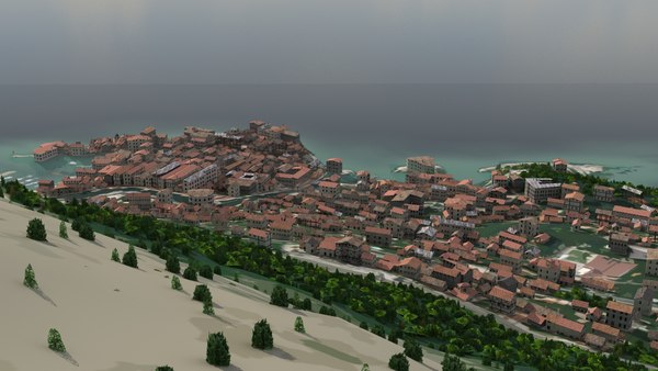 3D model Fantasy RPG Town - TurboSquid 1752196