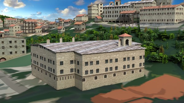 3D model Fantasy RPG Town - TurboSquid 1752196