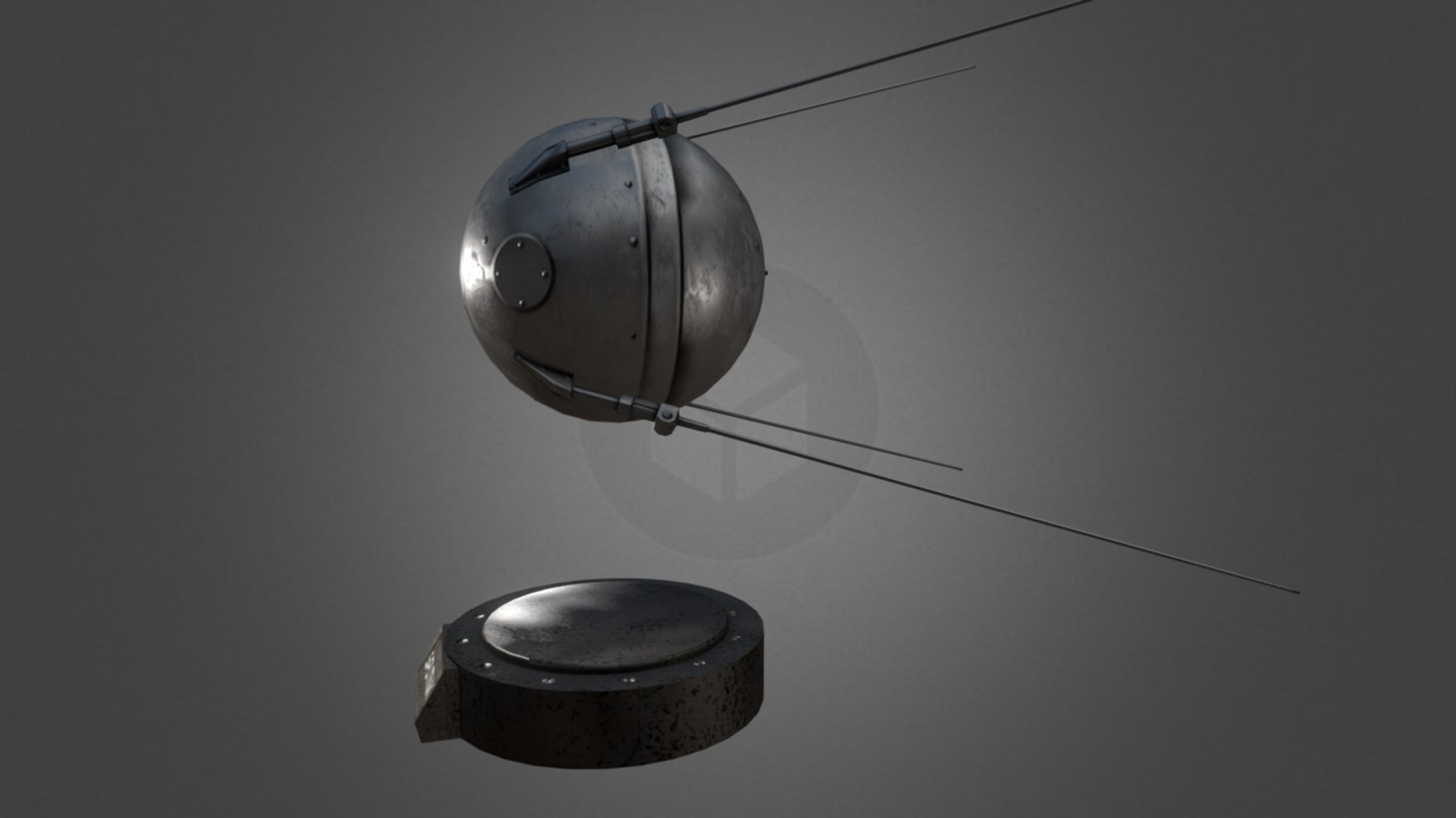 3D Sputnik 1 Model - TurboSquid 1155479
