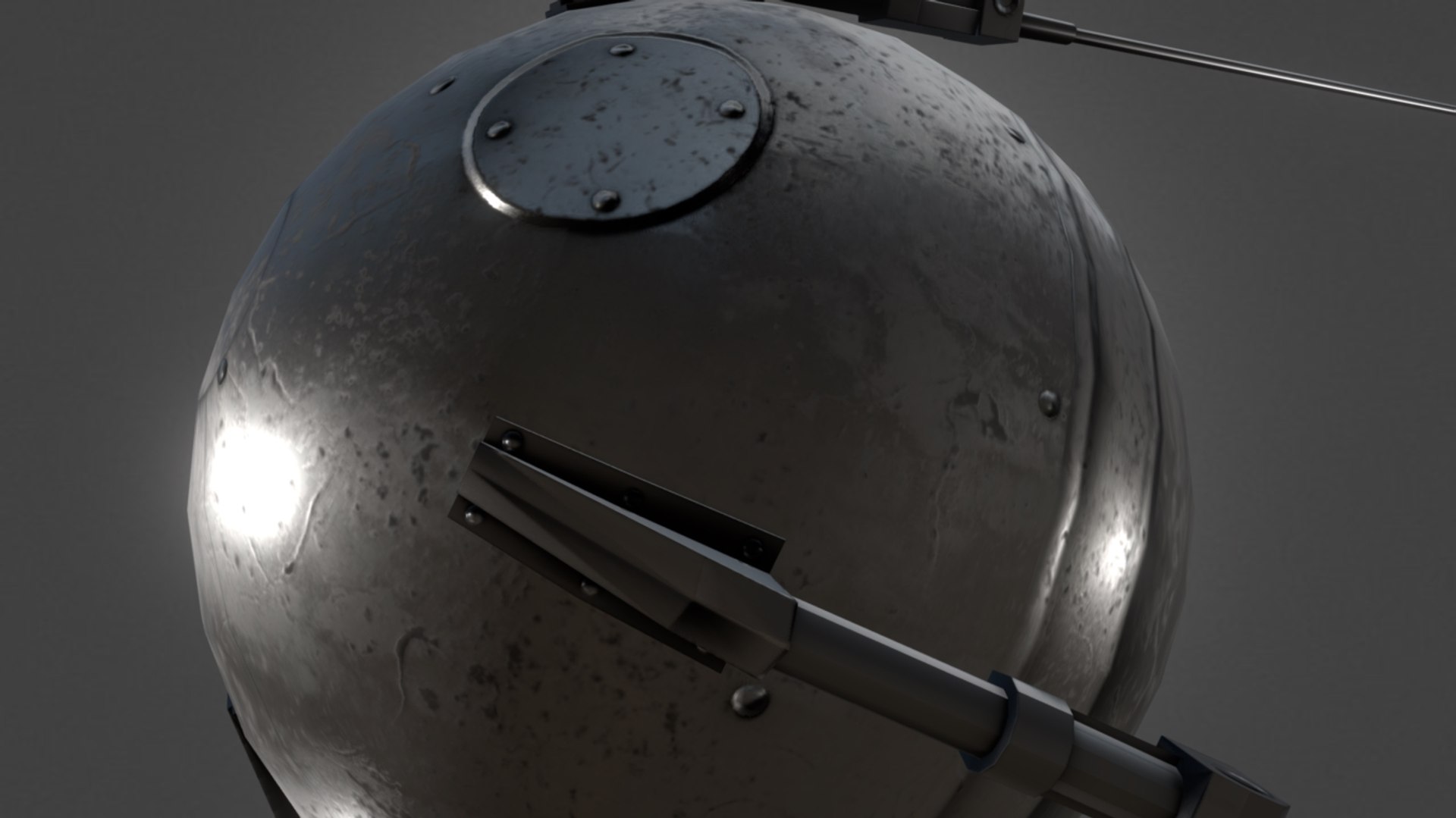 3D Sputnik 1 Model - TurboSquid 1155479