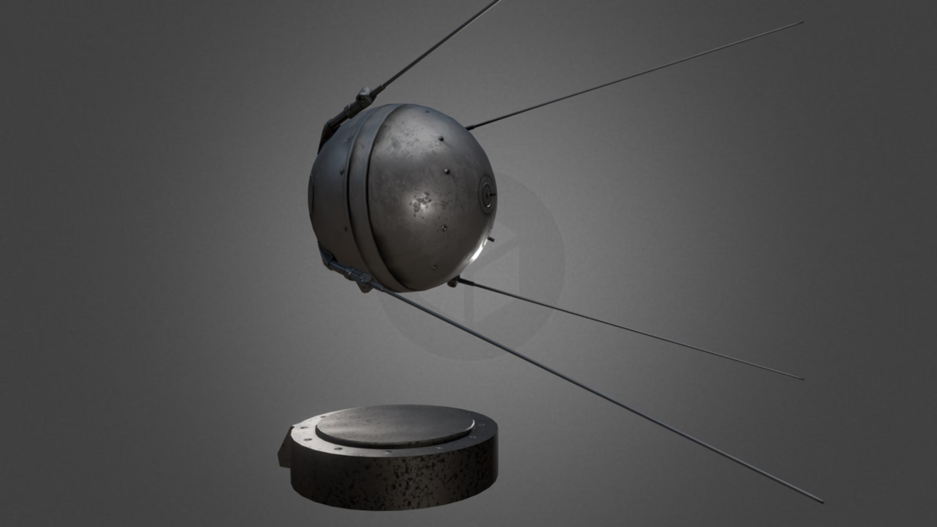 3D Sputnik 1 Model - TurboSquid 1155479