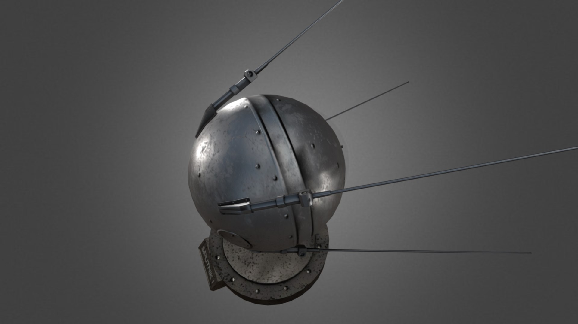 3D Sputnik 1 Model - TurboSquid 1155479