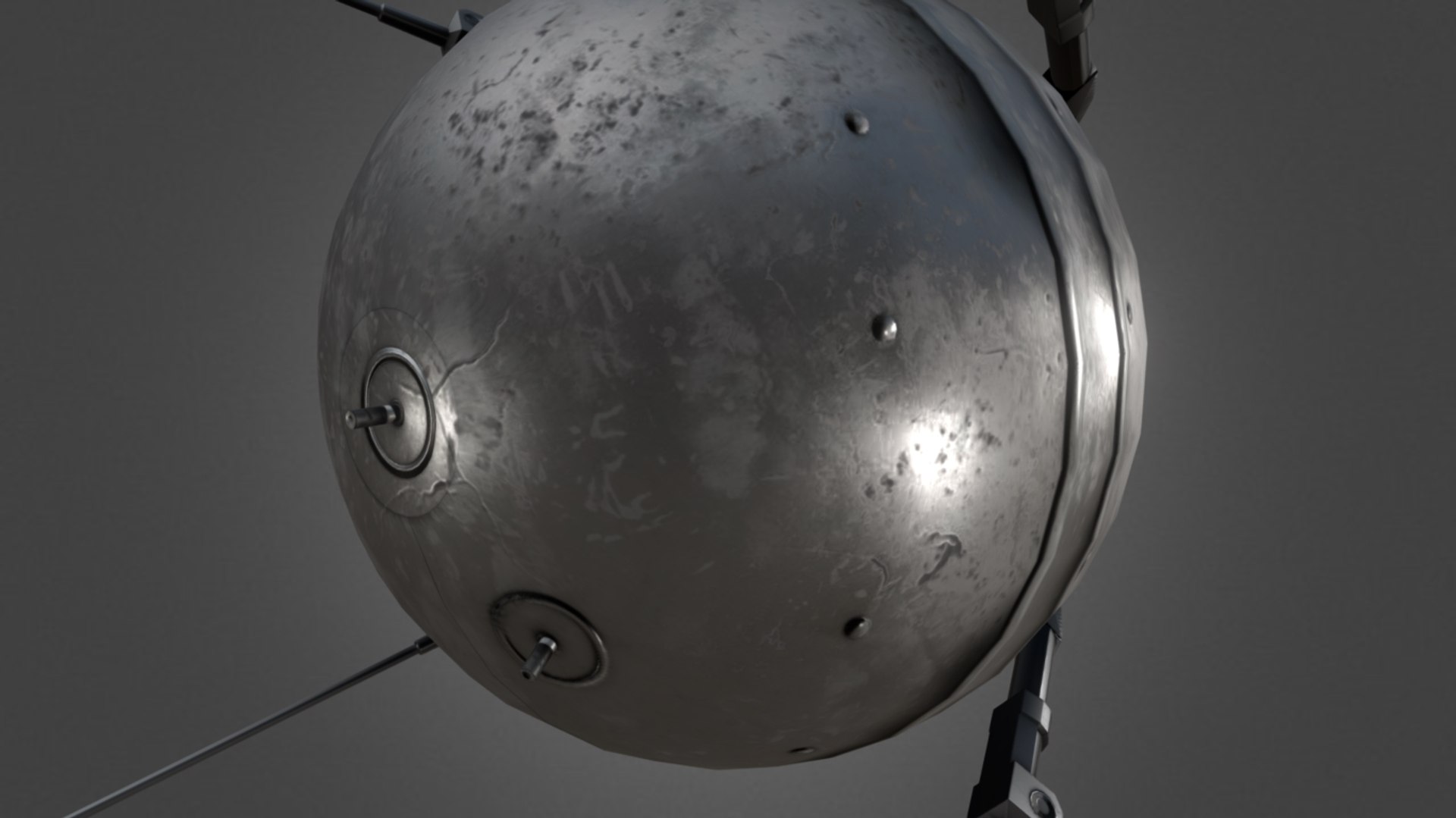 3D Sputnik 1 Model - TurboSquid 1155479