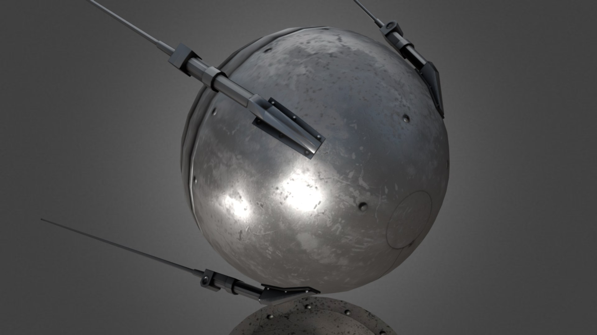 3D Sputnik 1 Model - TurboSquid 1155479