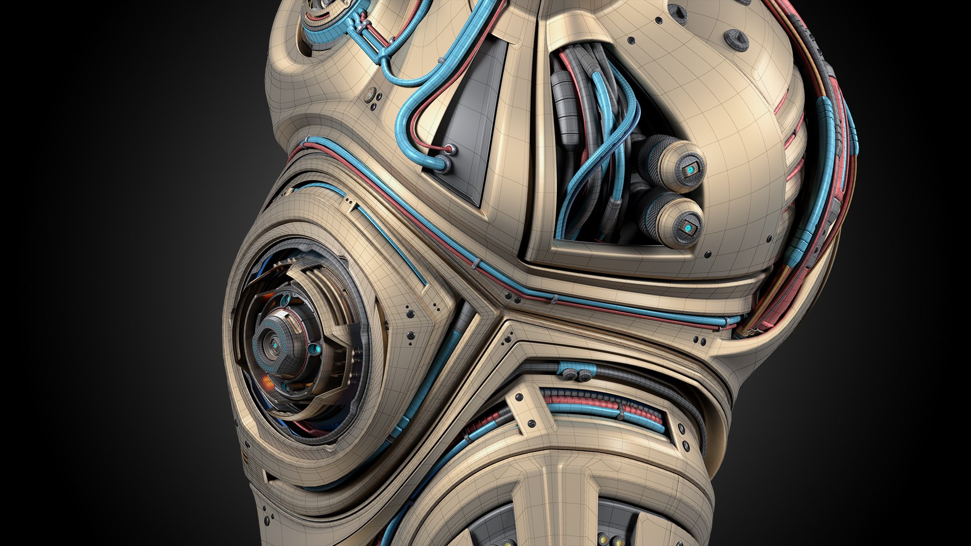 3D Sci Fi Robot Heart 2b - TurboSquid 2194079