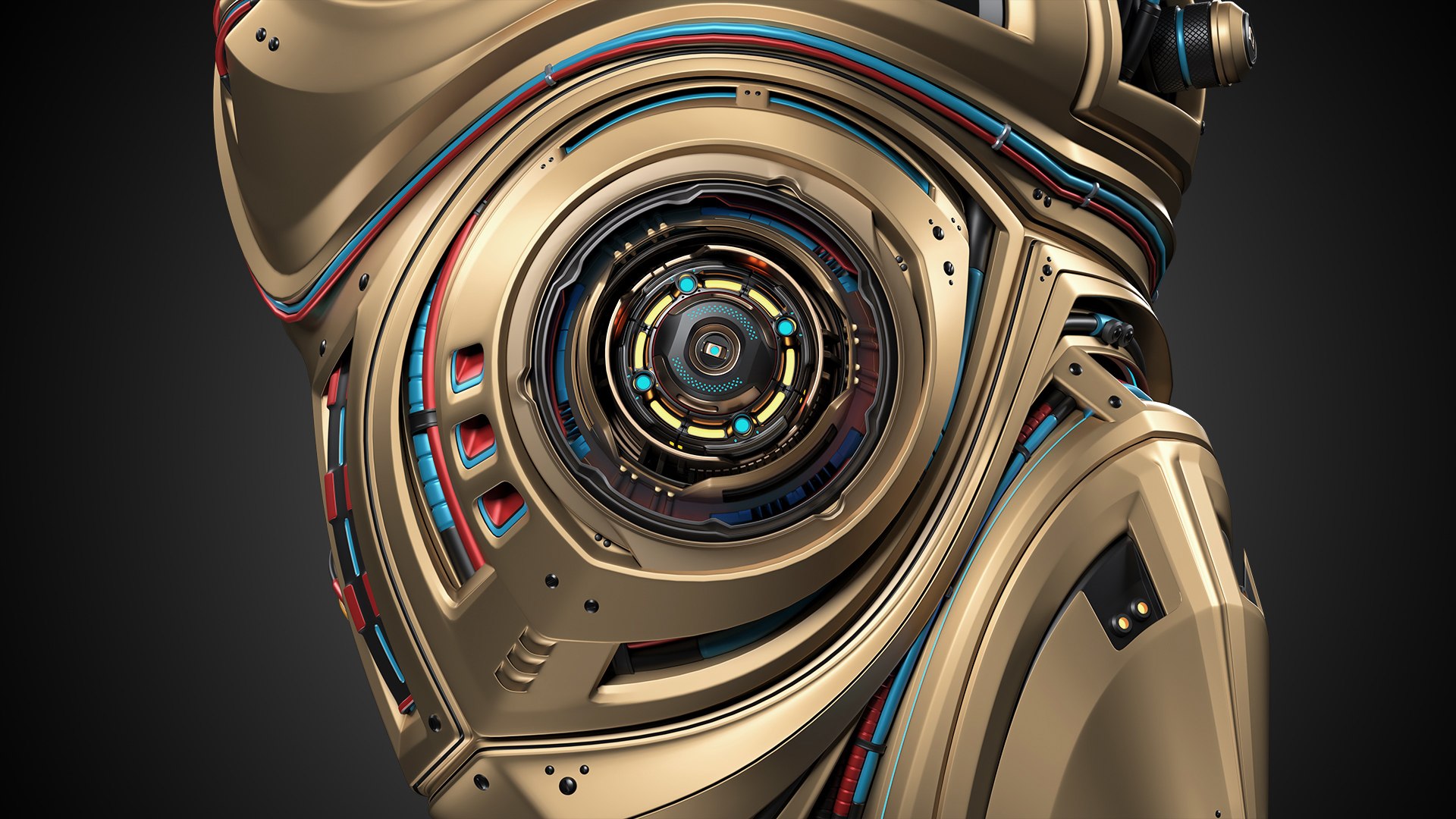 3D Sci Fi Robot Heart 2b - TurboSquid 2194079