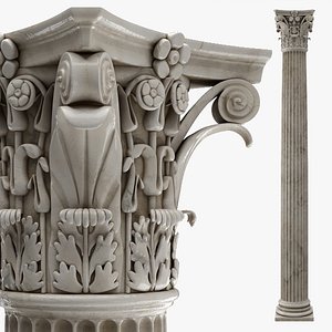 Corinthian Column 3D Models for Download | TurboSquid