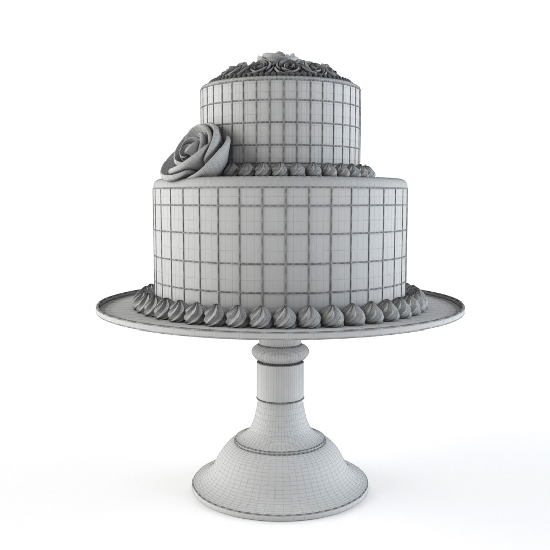 3d Model Wedding Cake