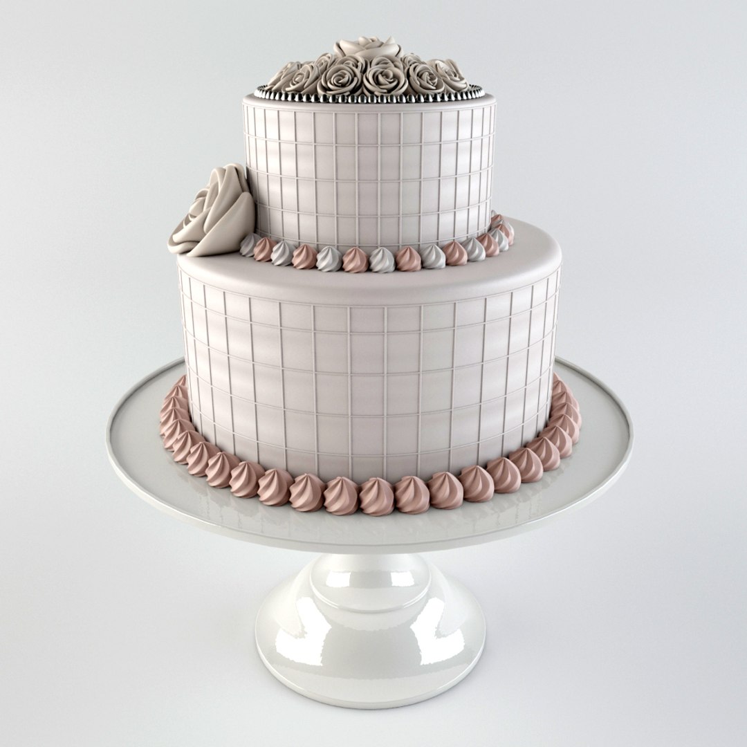 3d Model Wedding Cake
