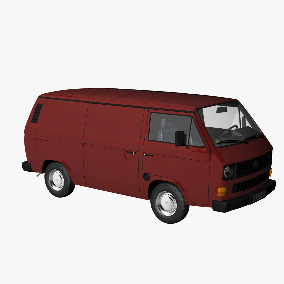 T3 Van 3d Model