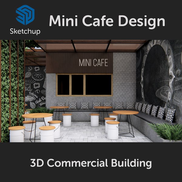 Mini Cafe 3D model - TurboSquid 1954126