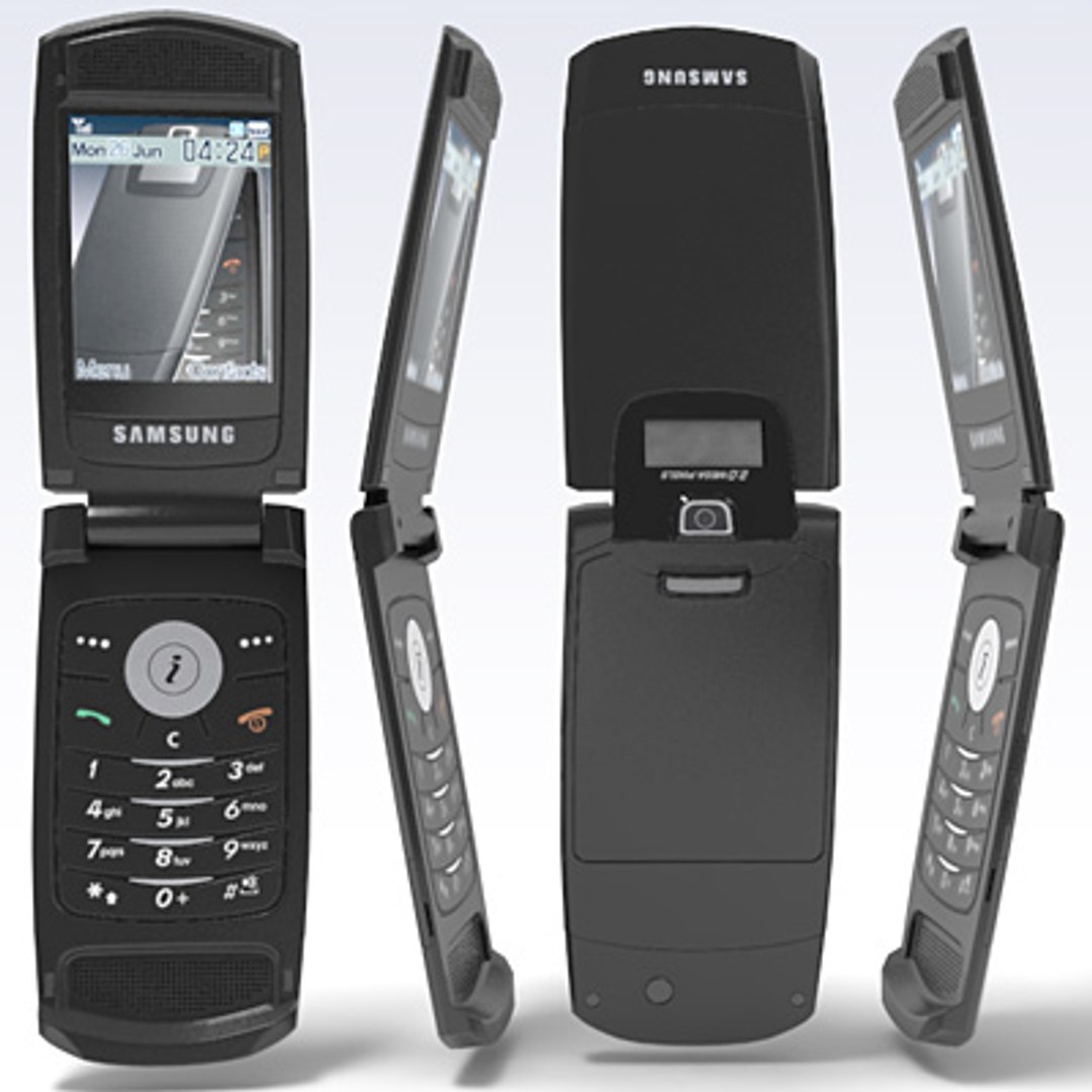 3d Samsung D830 Mobile Phone Model