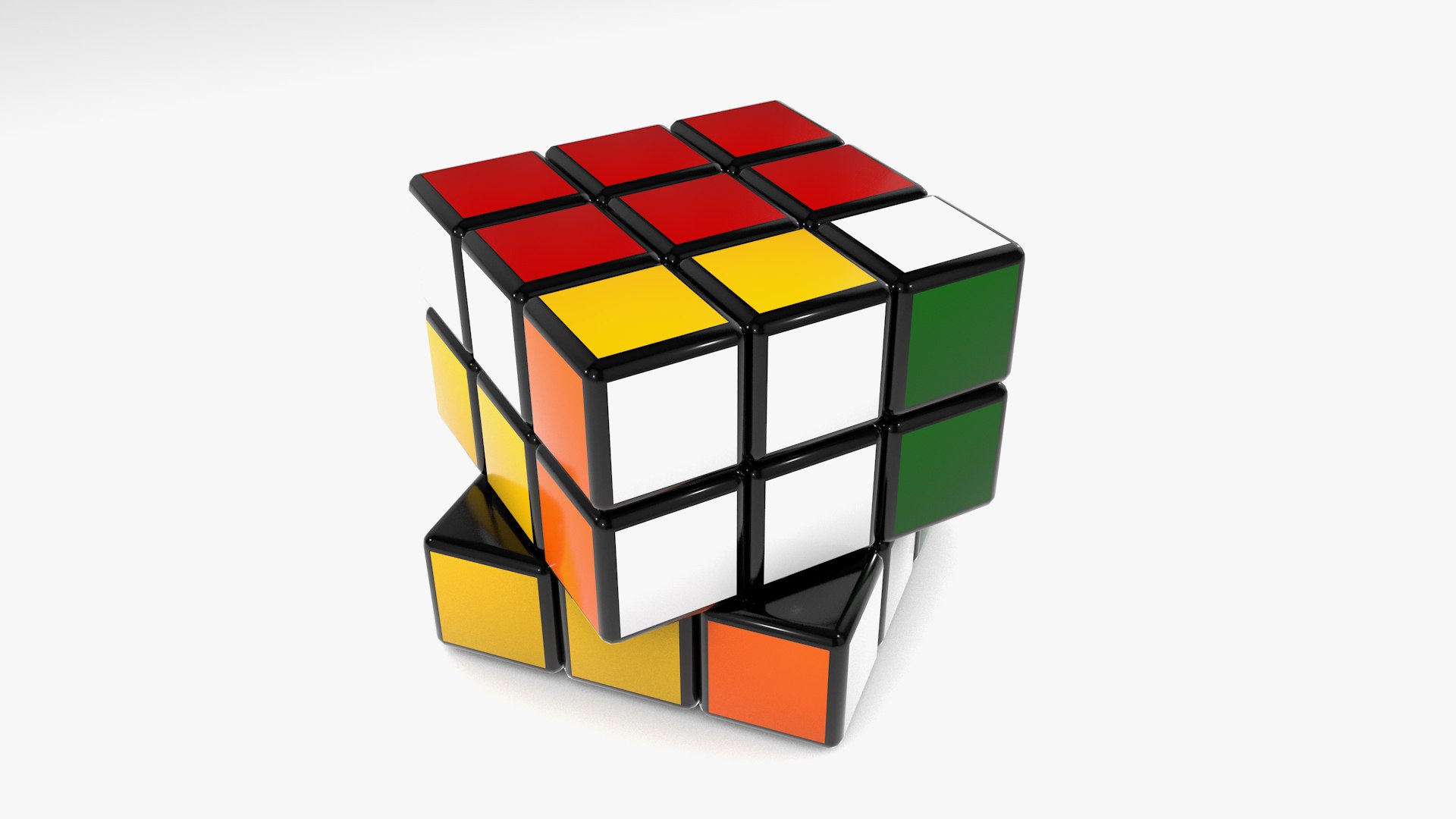 Animated Rubik S Cube 3D Model - TurboSquid 2306778