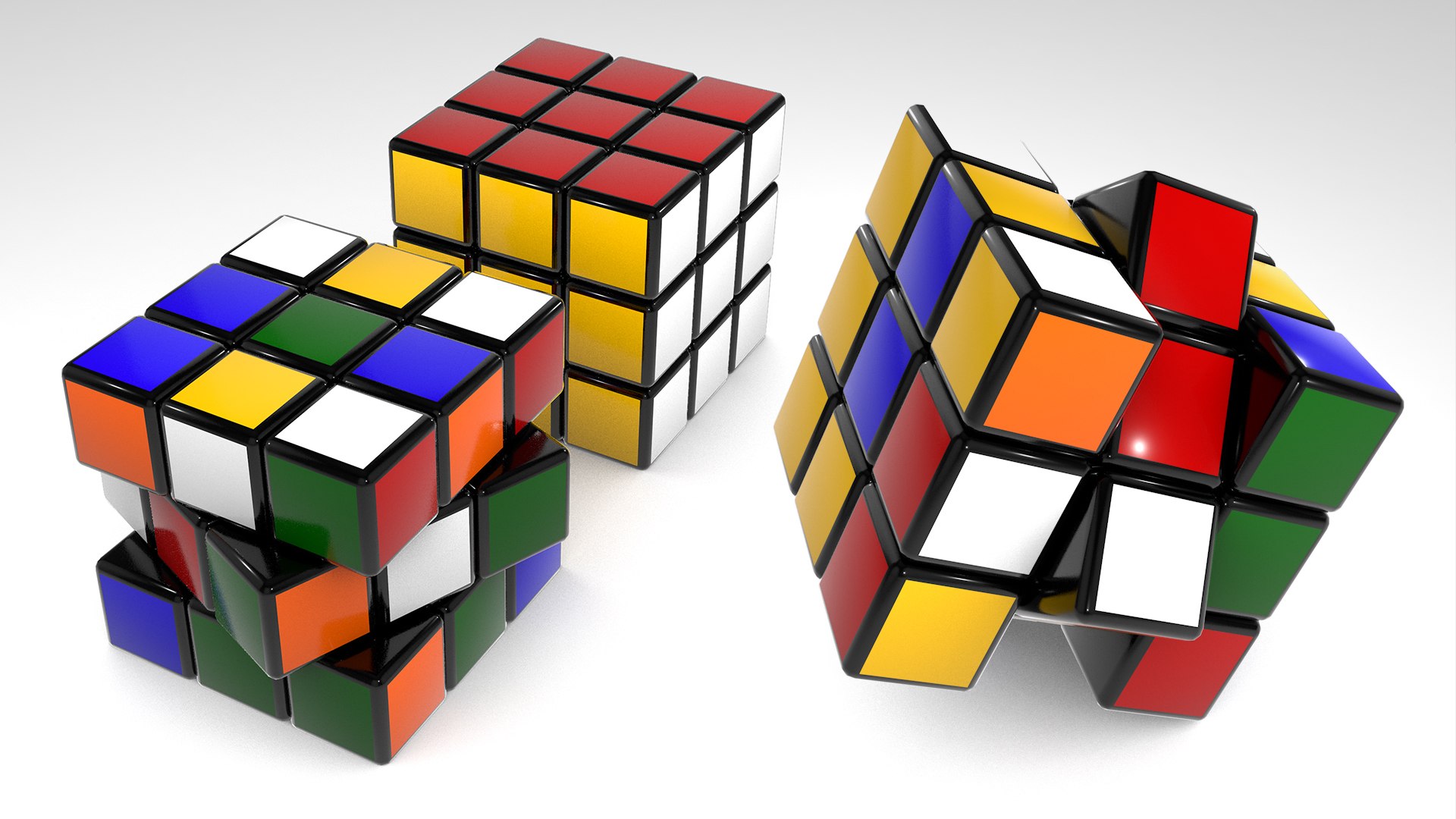 Animated Rubik S Cube 3D Model - TurboSquid 2306778
