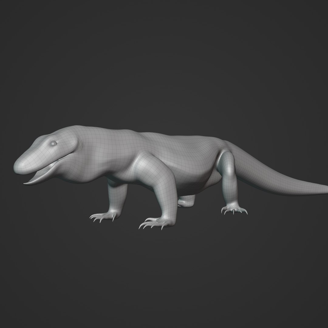 Dragon Komodo Model - TurboSquid 2140179