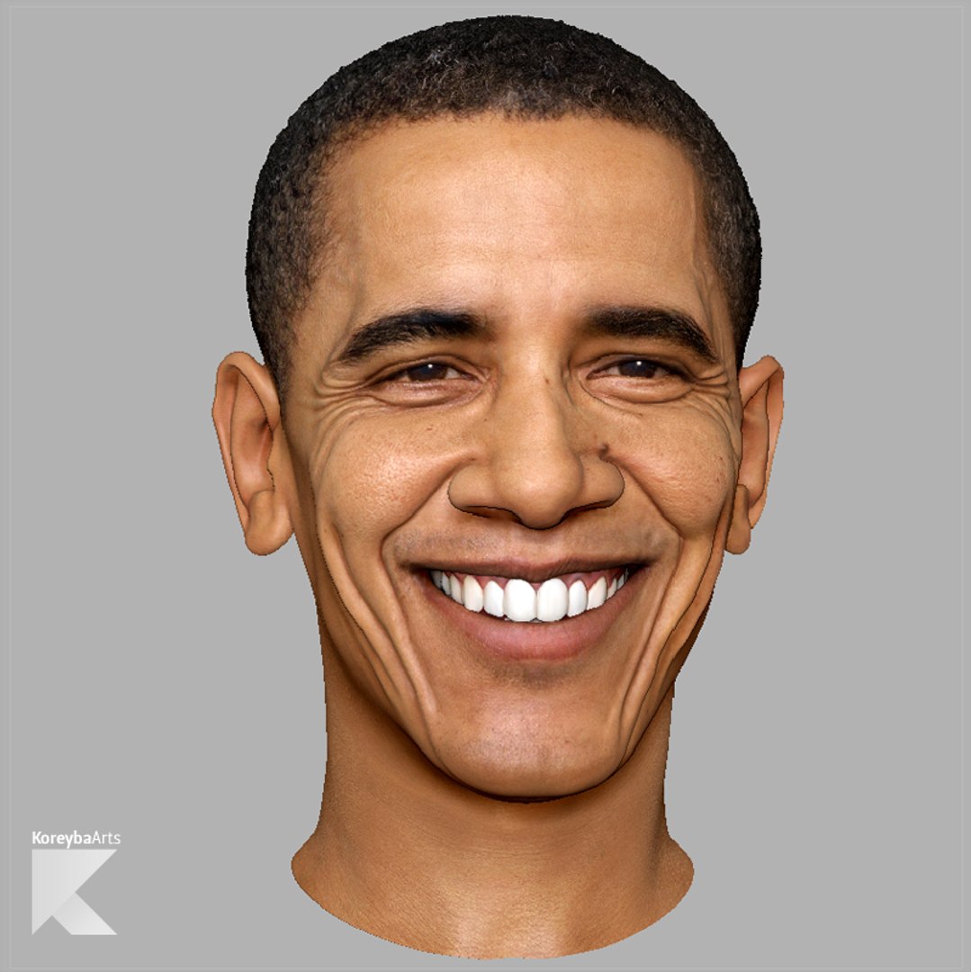 maya smiling barack obama portrait