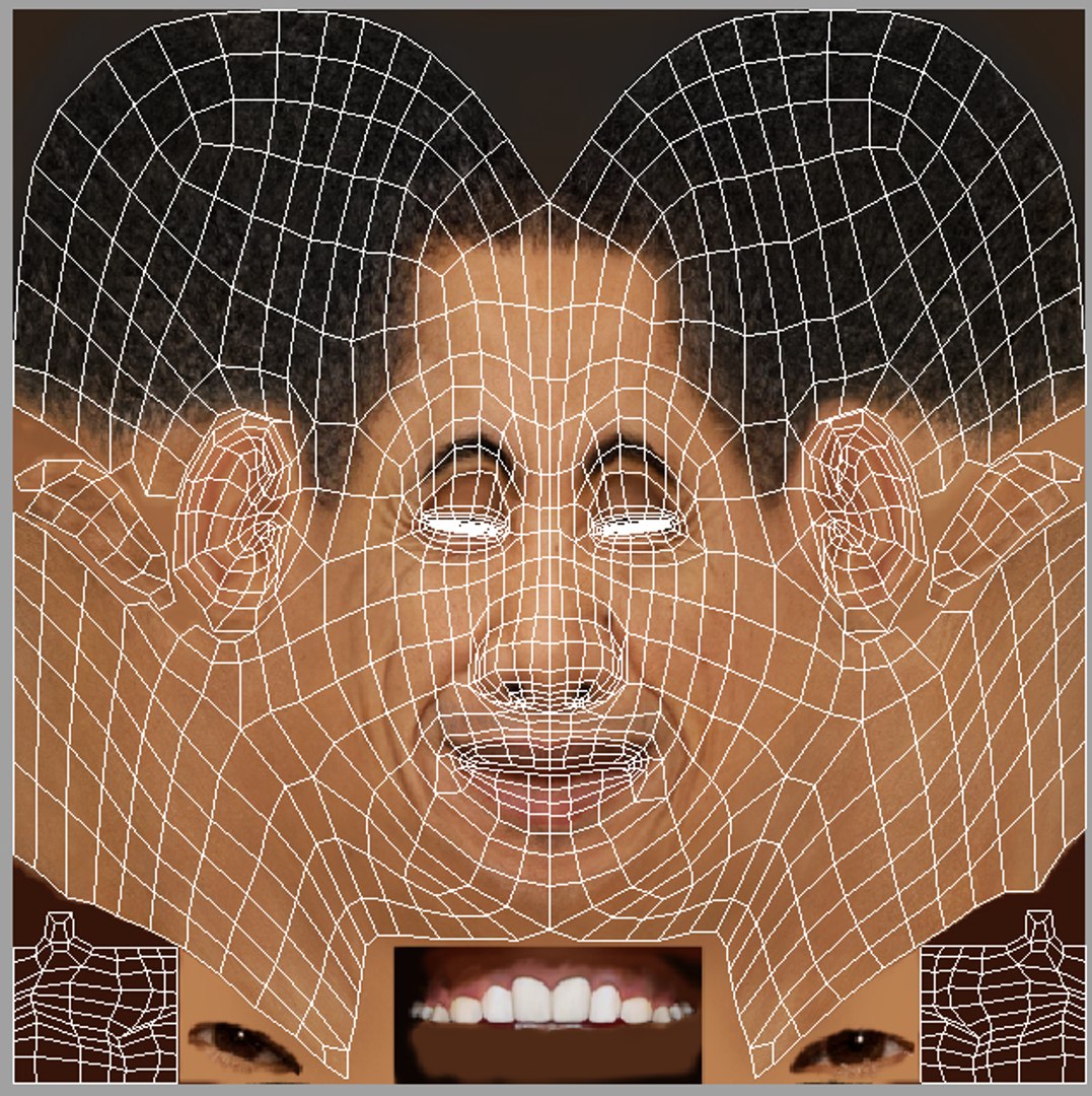 maya smiling barack obama portrait