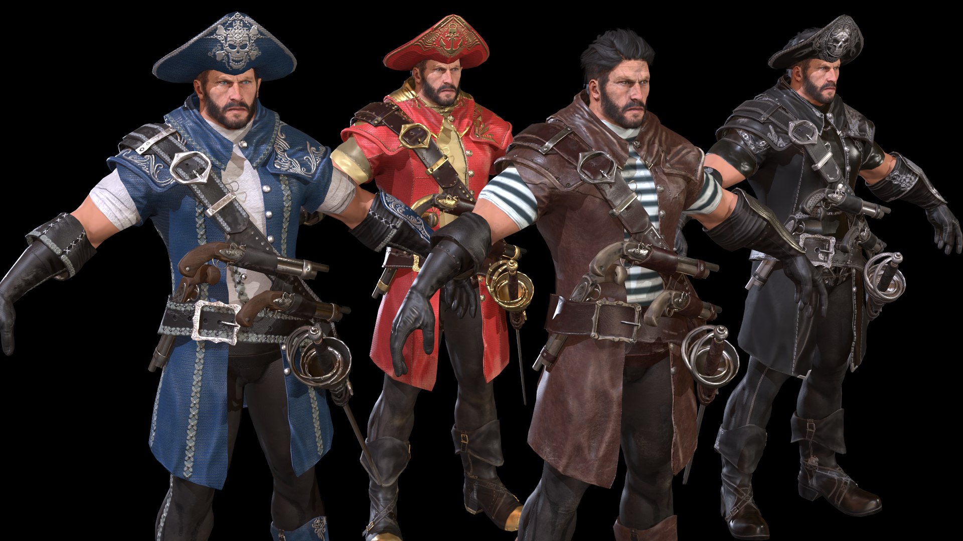 3D PirateMan - TurboSquid 1812002