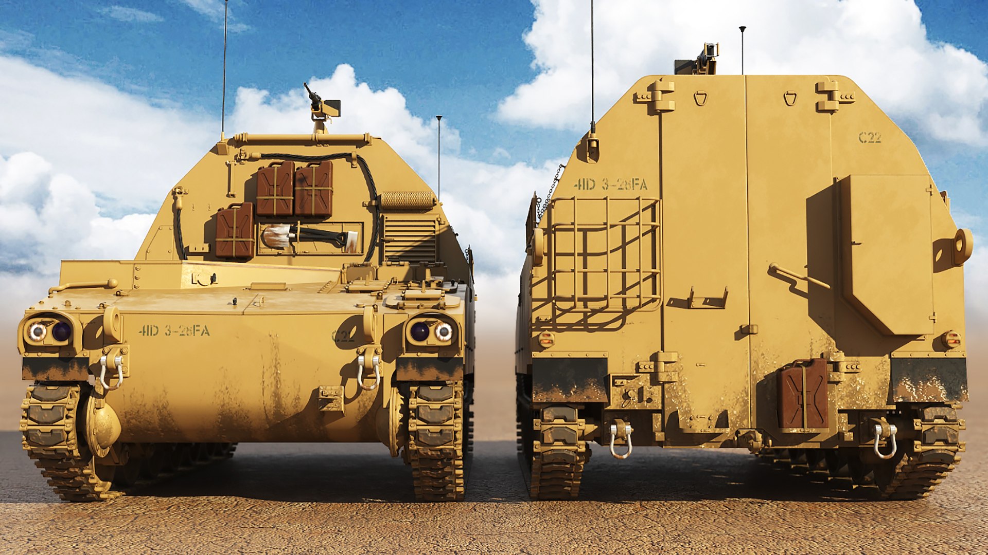 3D m992a2 field artillery ammunition - TurboSquid 1208385