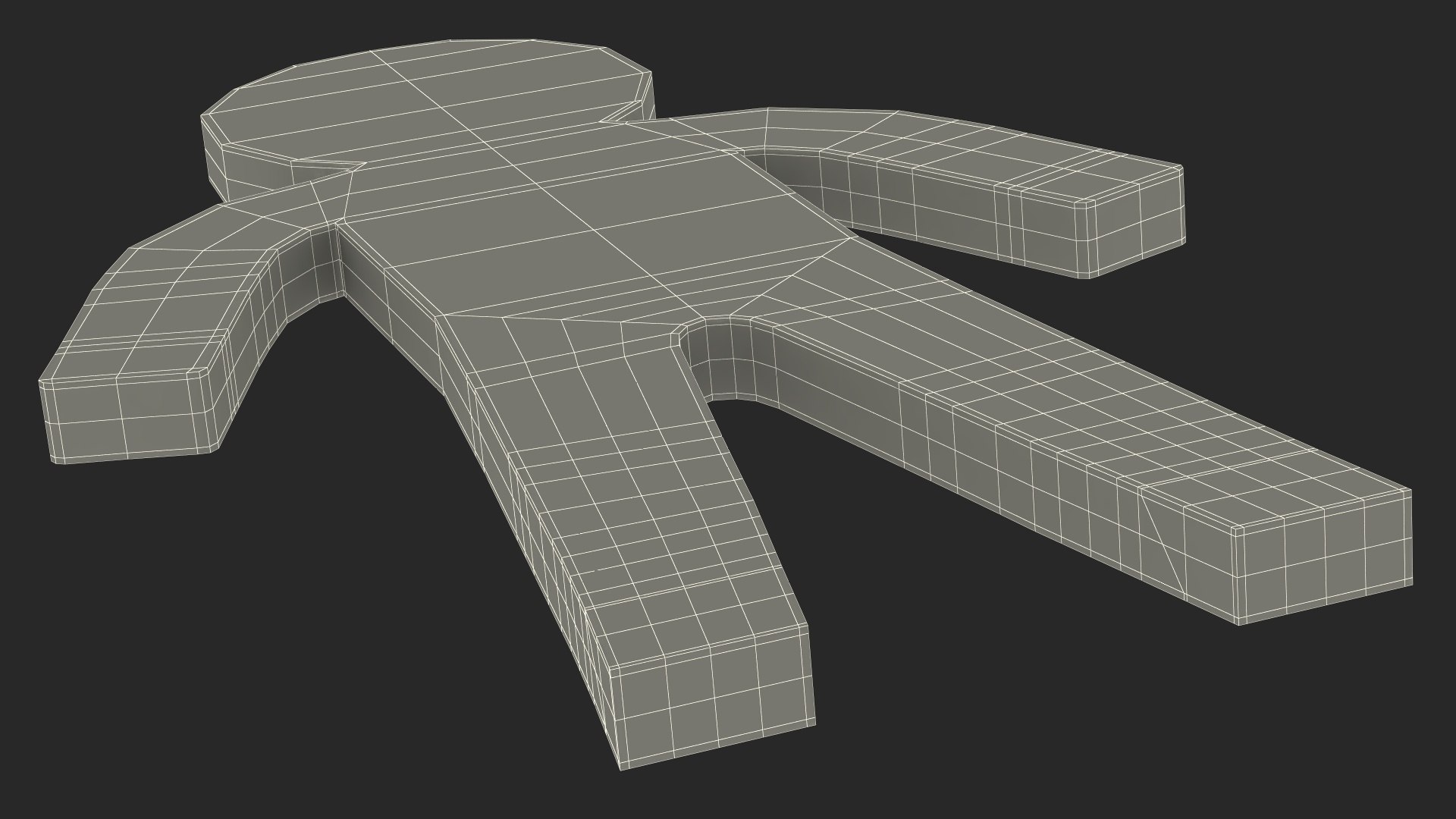 3D Model Plastic Stickman Standart Pose White - TurboSquid 2105086