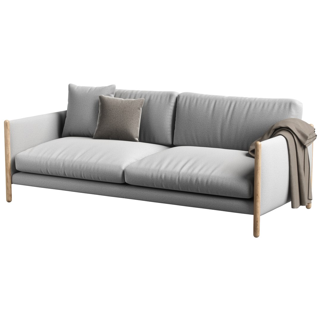 Hayden sofa 2 seate 3D model - TurboSquid 2174809
