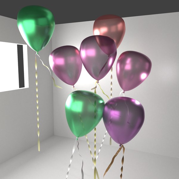 Balloons Blender Models for Download | TurboSquid