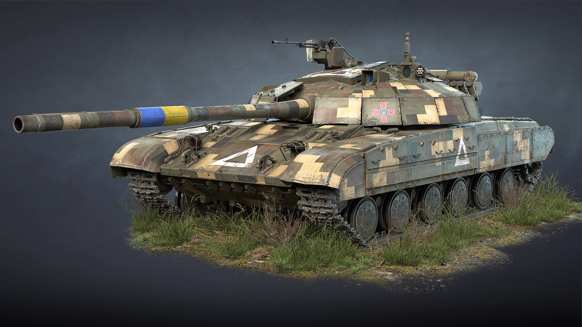 3D Tank T-64BM Bulat - TurboSquid 2269888