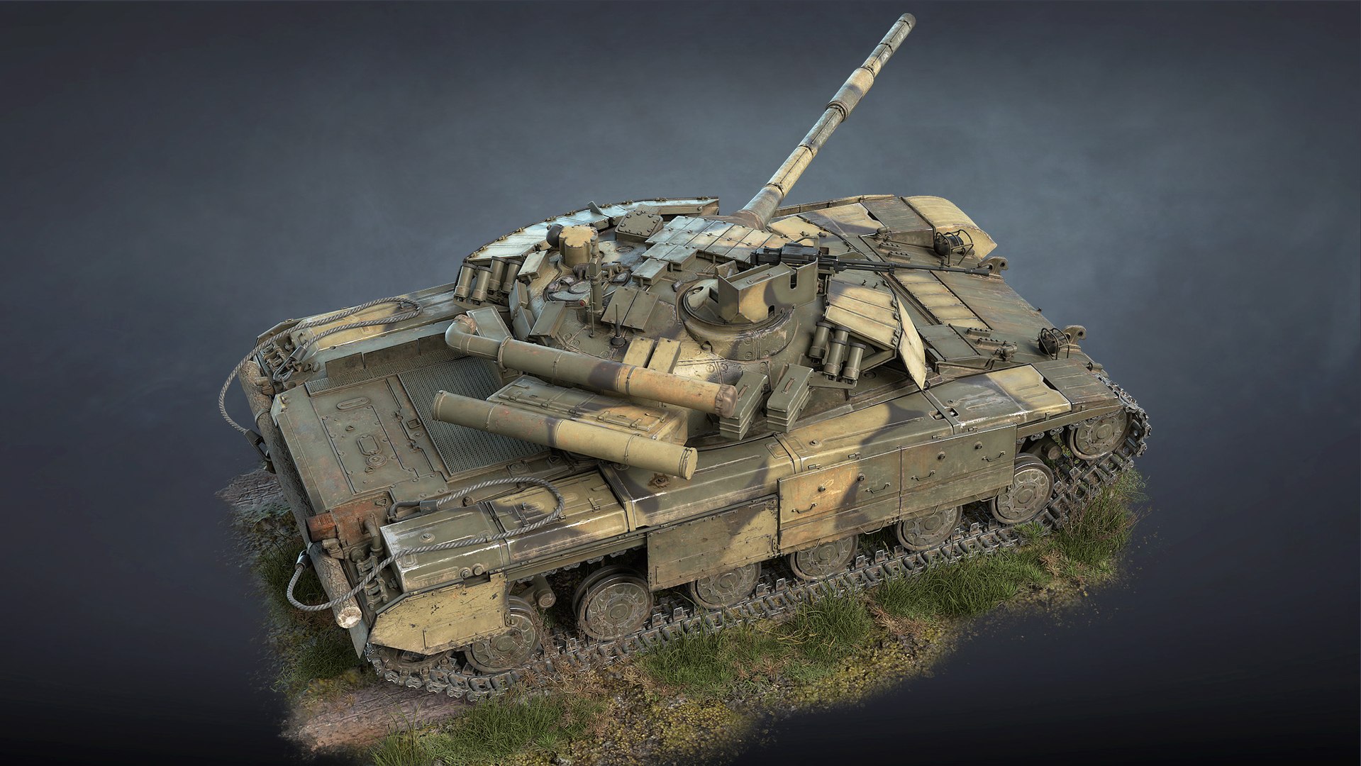 3D Tank T-64BM Bulat - TurboSquid 2269888