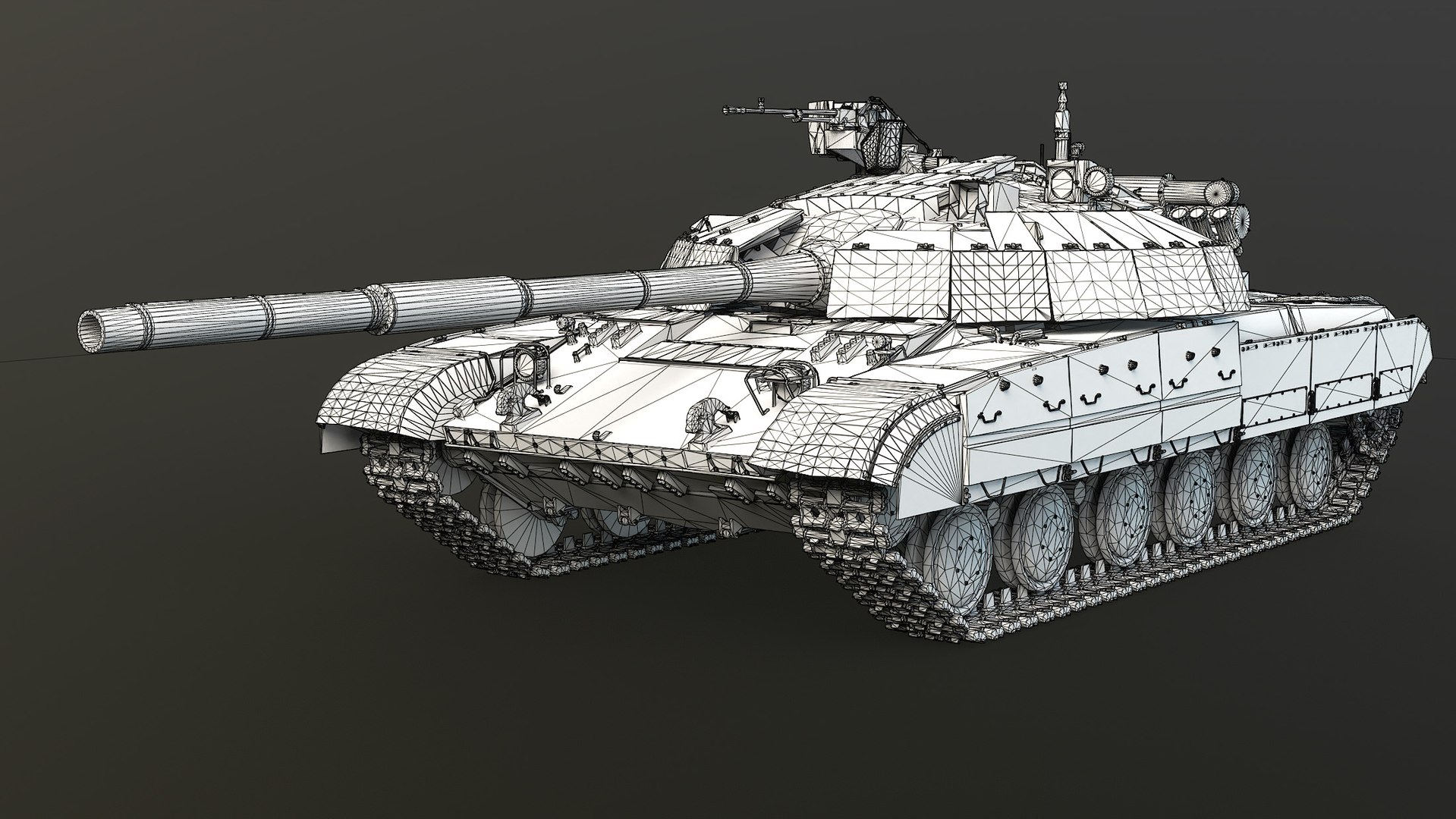 3D Tank T-64BM Bulat - TurboSquid 2269888