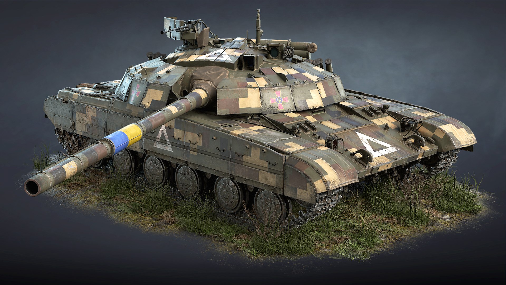 3D Tank T-64BM Bulat - TurboSquid 2269888