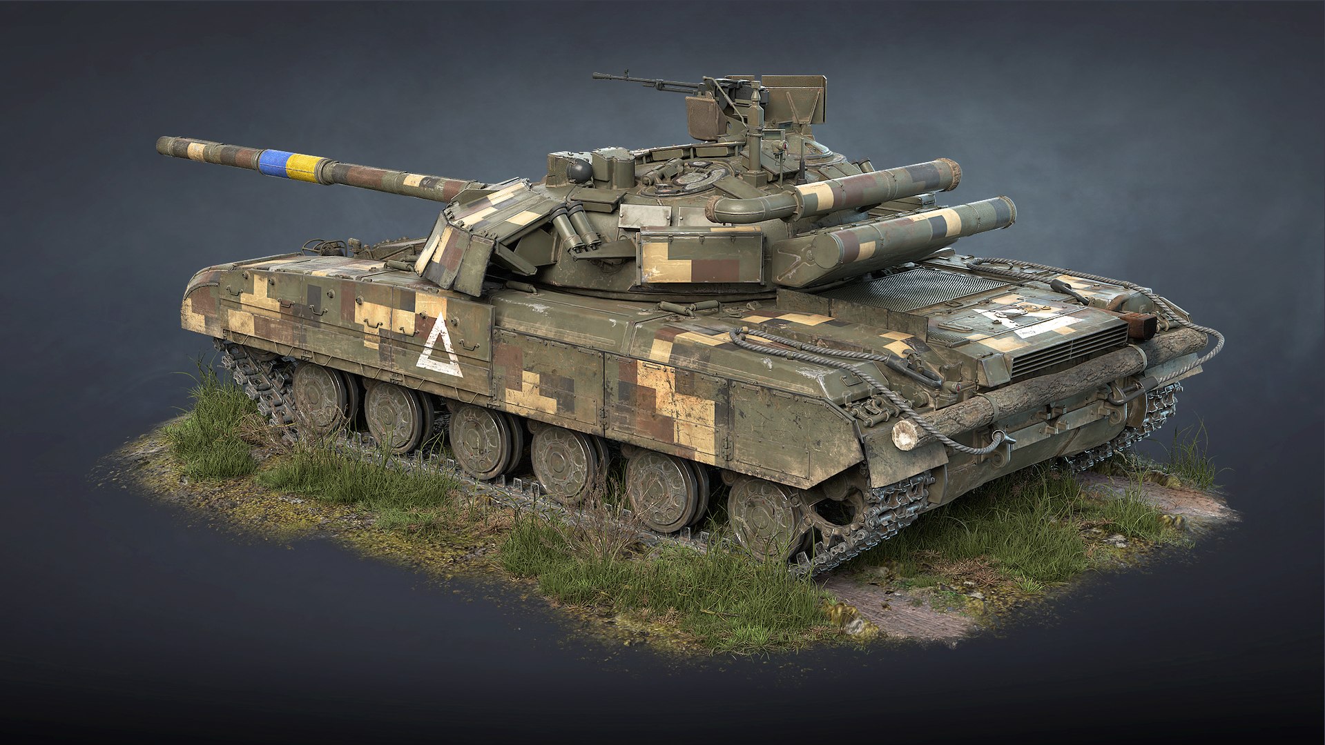 3D Tank T-64BM Bulat - TurboSquid 2269888