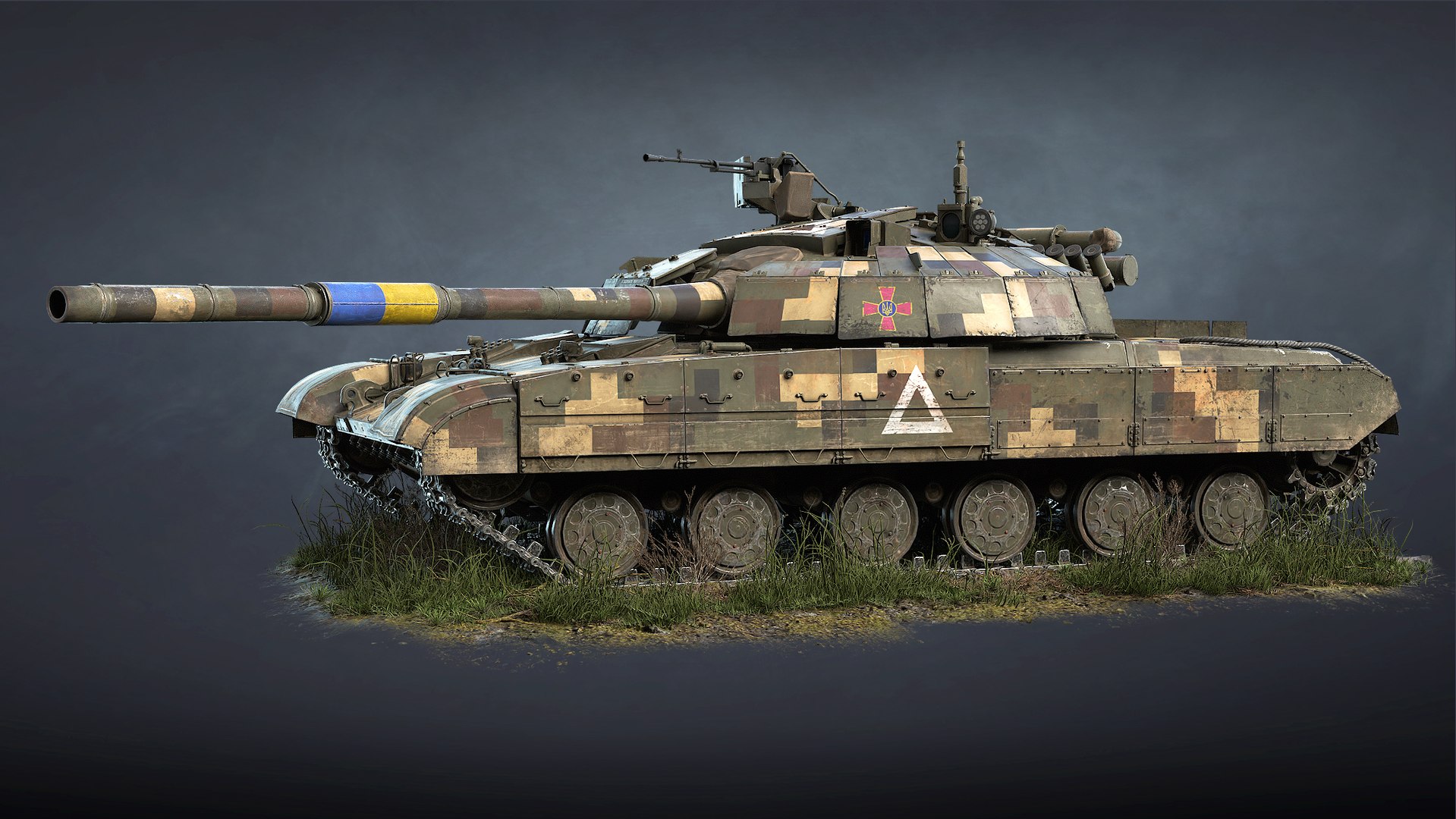 3D Tank T-64BM Bulat - TurboSquid 2269888