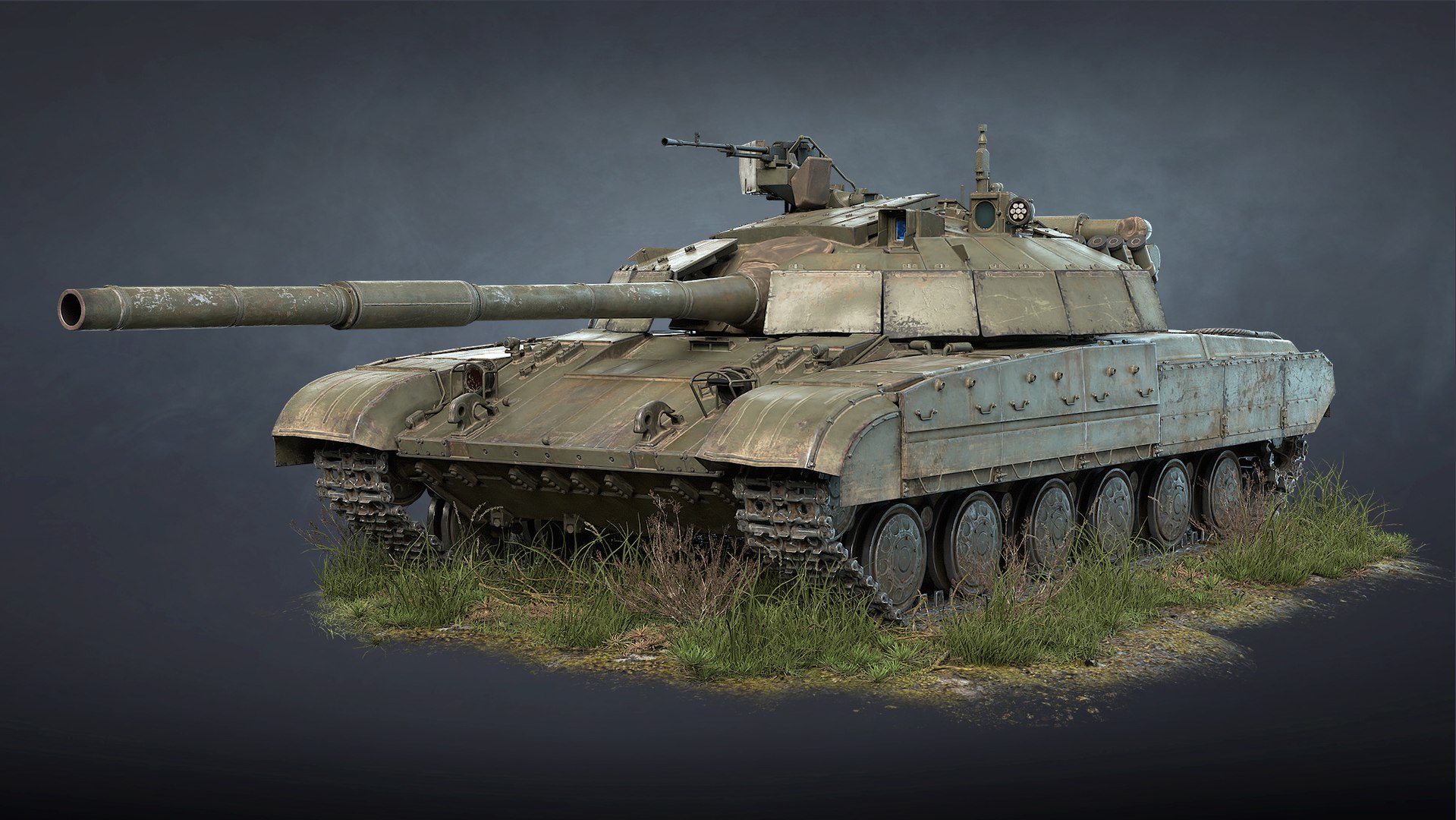 3D Tank T-64BM Bulat - TurboSquid 2269888