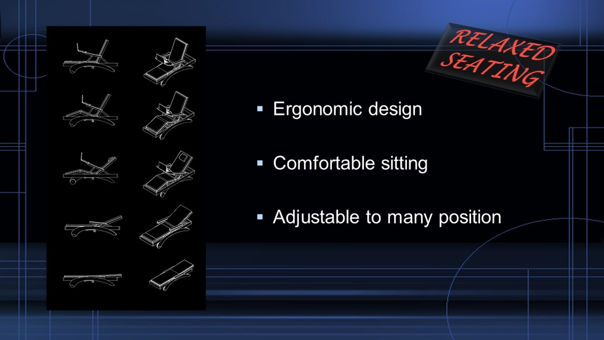 3d Model Of Desktop Chair Blueprints