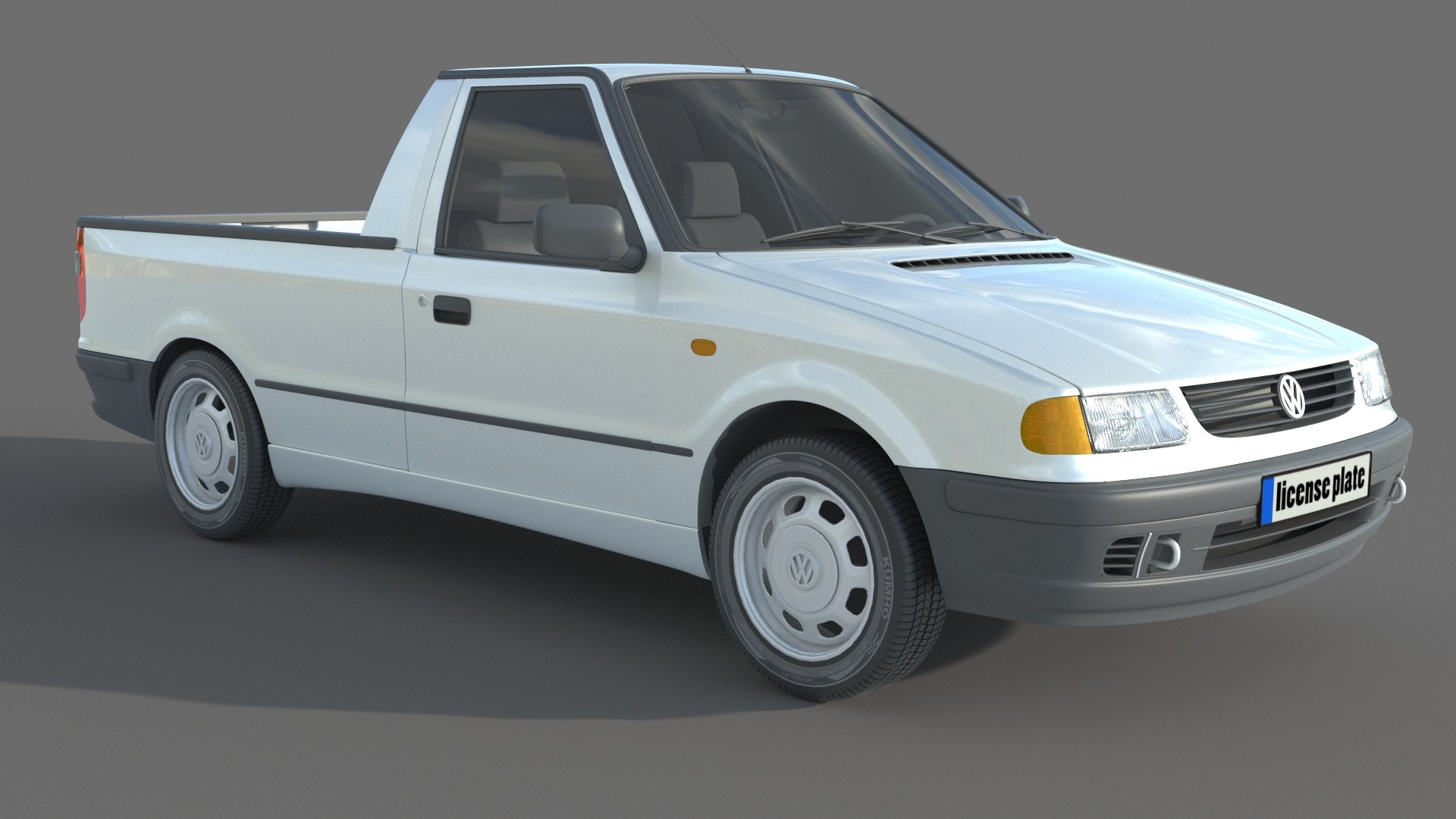 3D Volkswagen Caddy Pickup MK2 - TurboSquid 2336123