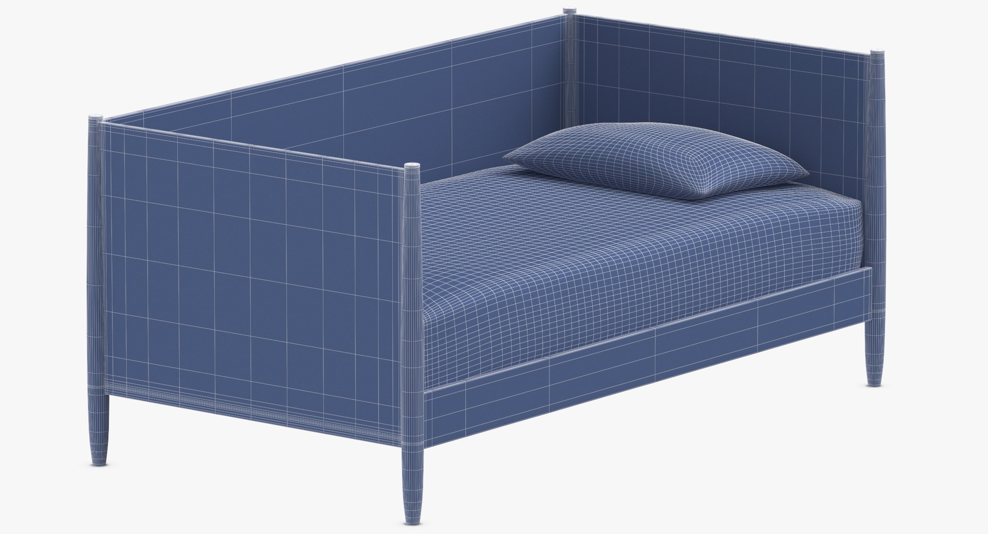 Modern Daybed 3D Model - TurboSquid 1259579