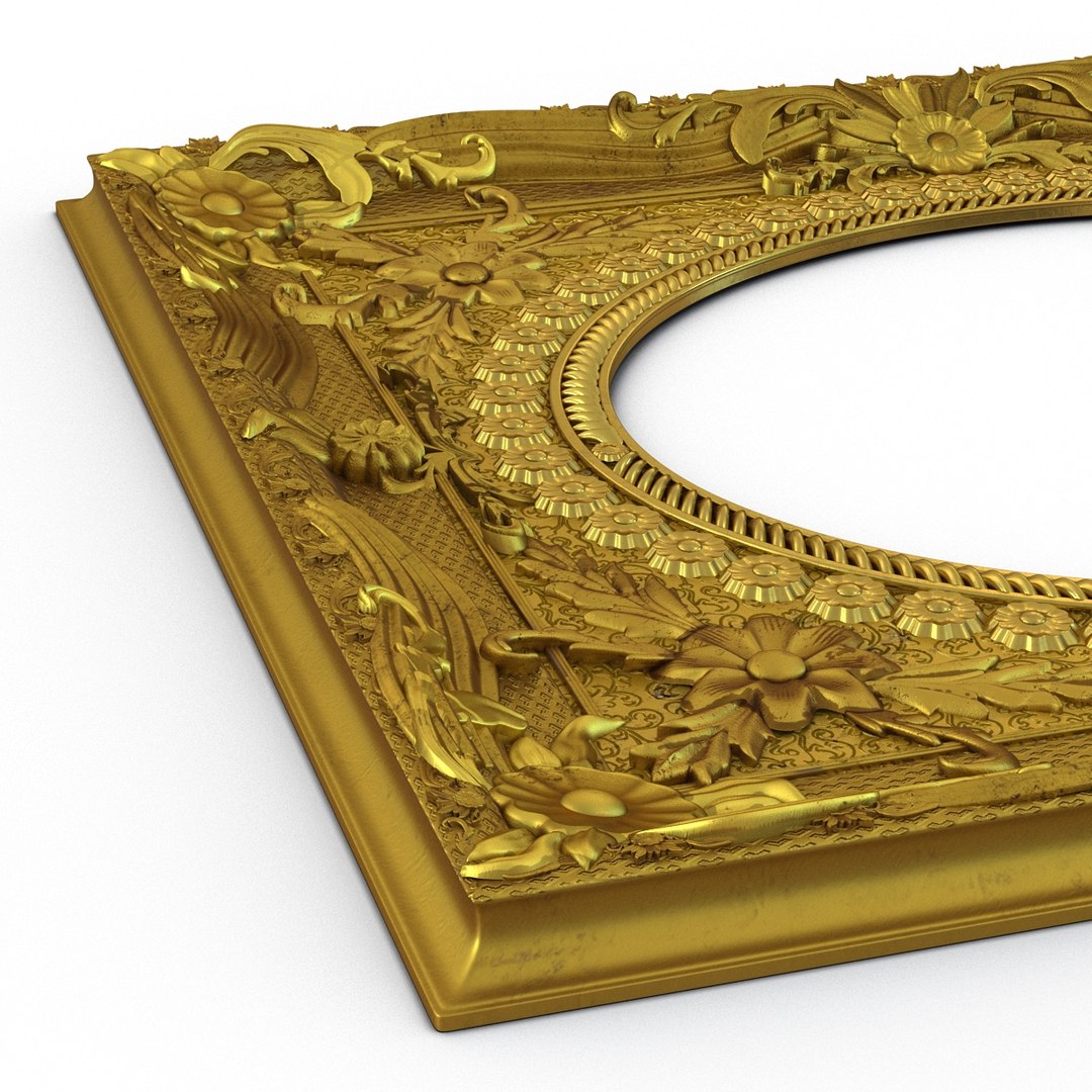 Baroque Picture Frames Collection 2 3D Model - TurboSquid 2514646