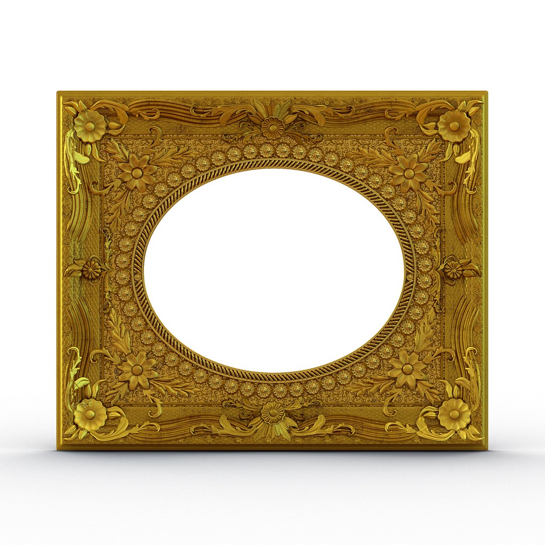 Baroque Picture Frames Collection 2 3D Model - TurboSquid 2514646