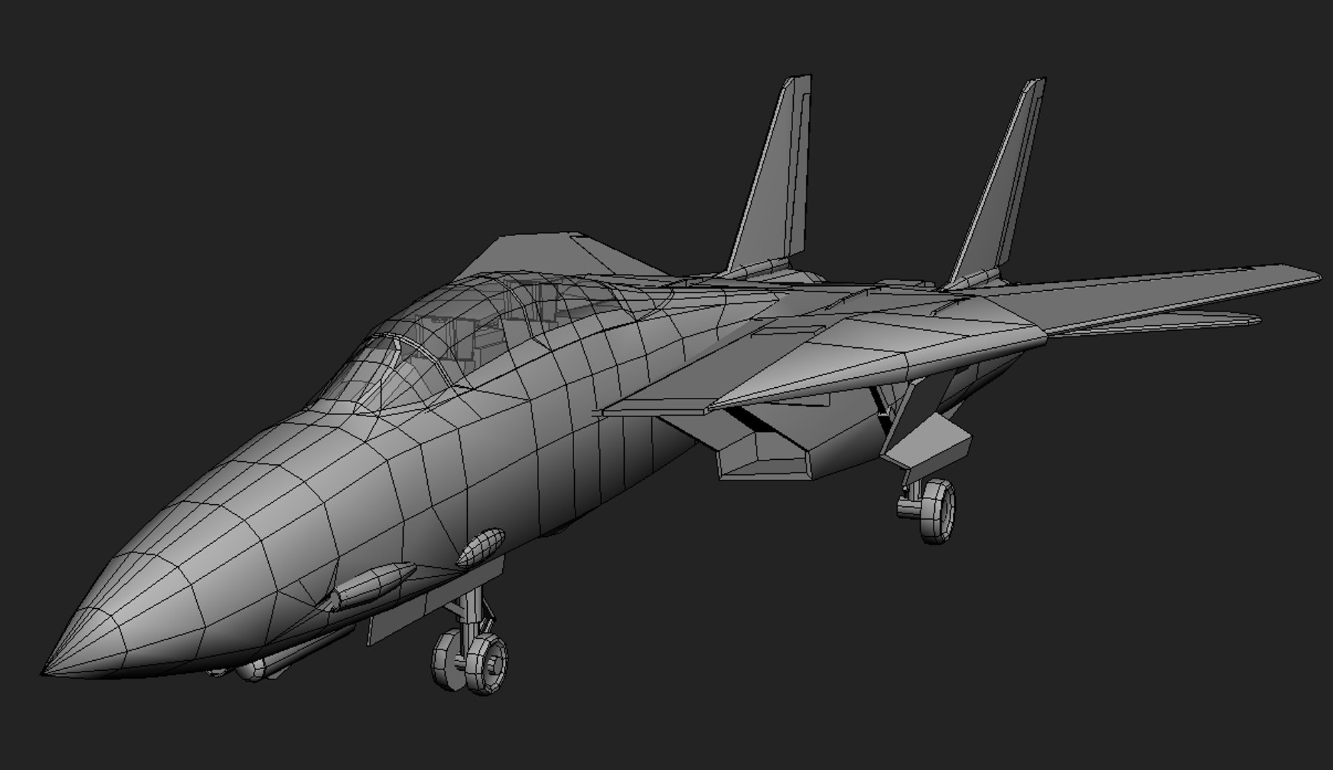 3d Model Usa F14