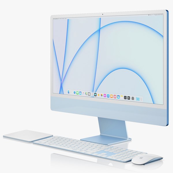 Apple iMac 24-inch 2021 full set 2 3D - TurboSquid 1728453