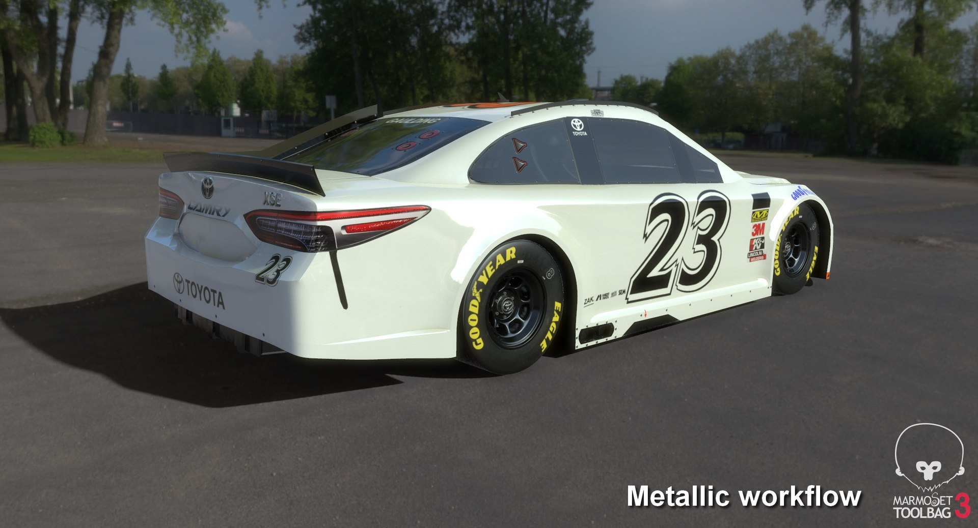 3D nascar toyota camry race car model - TurboSquid 1328712