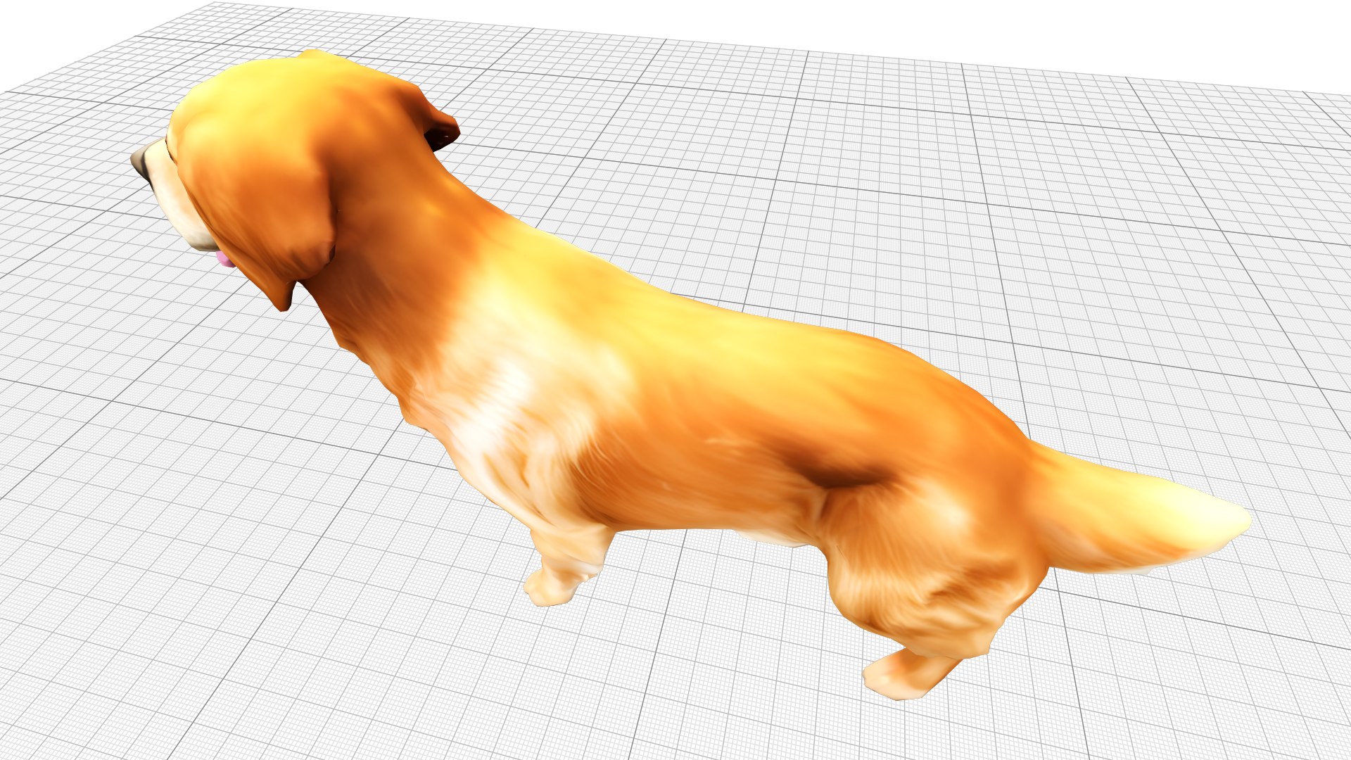 3D Golden Retriever Lowpoly Realistic - TurboSquid 2306102