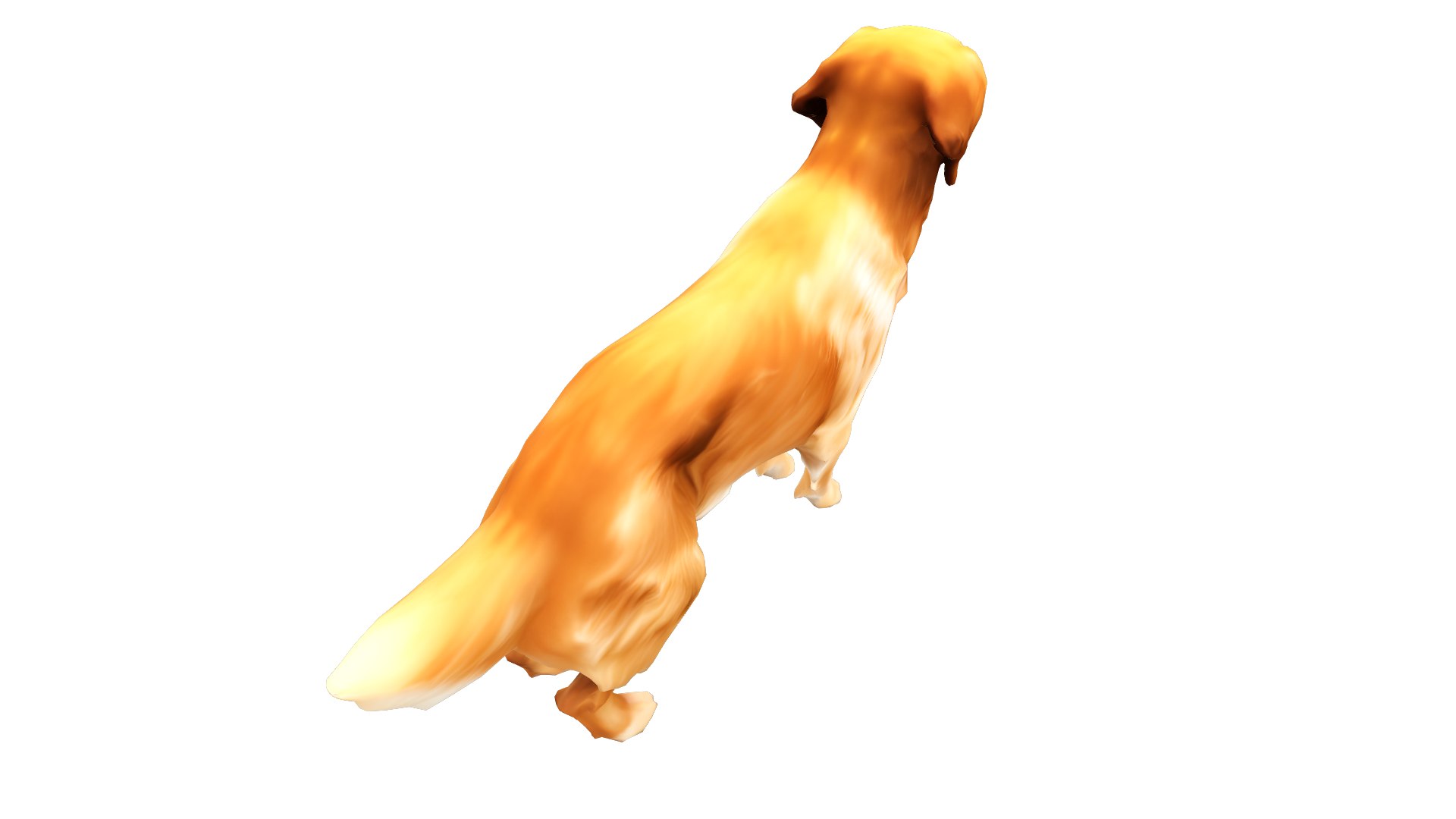 3D Golden Retriever Lowpoly Realistic - TurboSquid 2306102