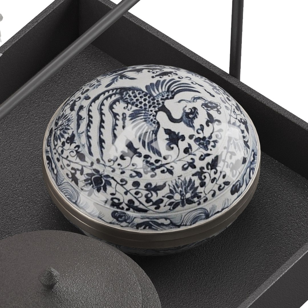 3D Chinese Tea Set 2017 - TurboSquid 2125430