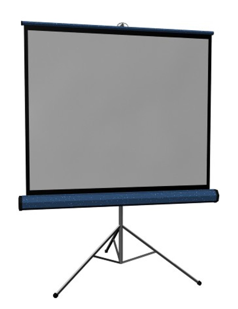portable projection screen 3d model