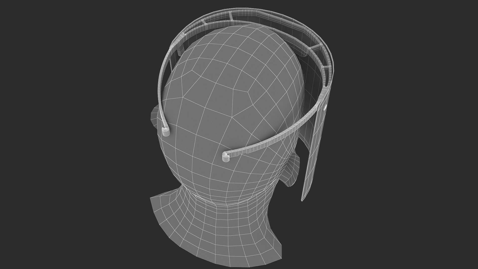 3D medical face shield - TurboSquid 1539782